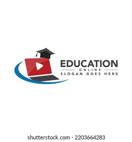 Educational Digital Classroom Online Teaching Vector Stock Vector ...
