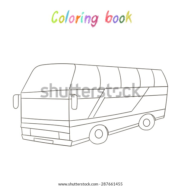 Educational Game Children Coloring Book Intercity Stock Vector (Royalty ...