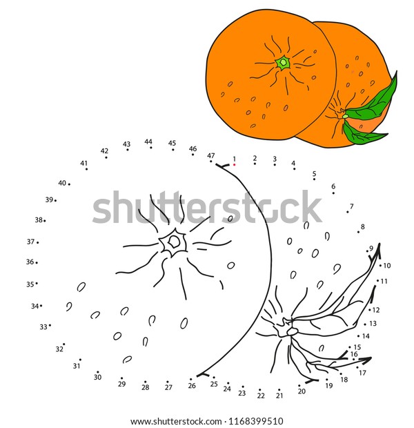Educational Game Coloring Children Connect Dots Stock Vector (Royalty ...