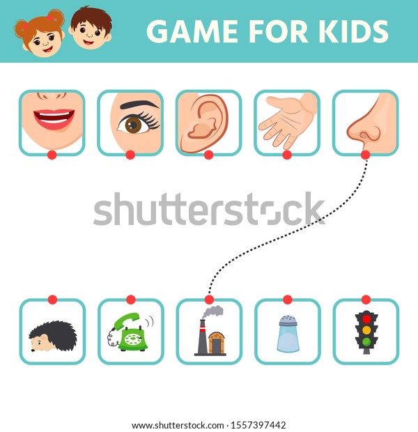 Educational Worksheet Kids Game Kids Compare Stock Vector (Royalty Free ...