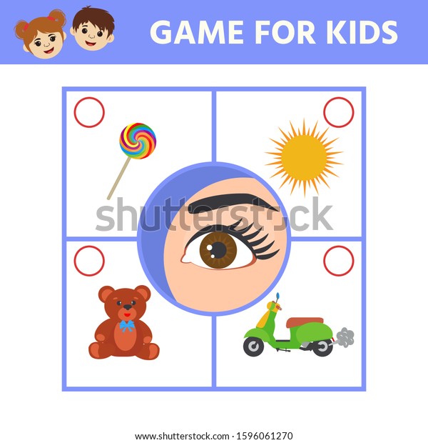 Educational Worksheet Kids Game Kids Compare Stock Vector (Royalty Free ...