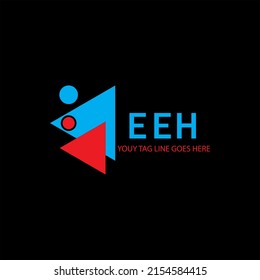 Eeh Letter Logo Creative Design Vector Stock Vector (Royalty Free ...