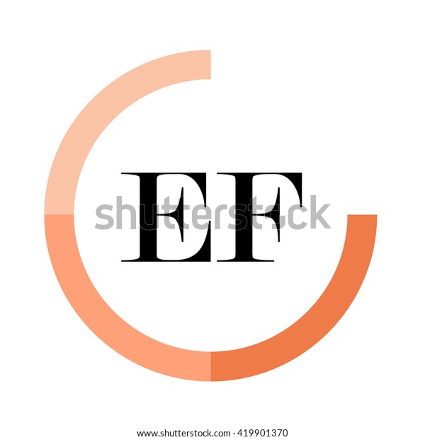 Ef Black Letters Modern Type Font Stock Vector (Royalty Free) 419901370 ...