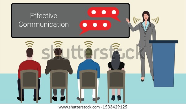 Effective Communication Key Success Any Corporate Stock Vector (Royalty ...