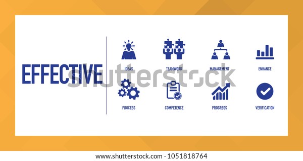 Effective Infographic Icon Set Stock Vector (Royalty Free) 1051818764 ...