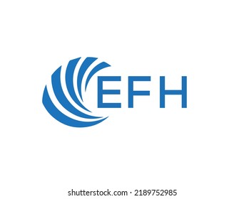 Efh Letter Logo Design On White Stock Vector (Royalty Free) 2189752985 ...