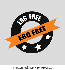 Egg Free Icon Egg Free Tag Stock Vector (Royalty Free) 1940392801 ...