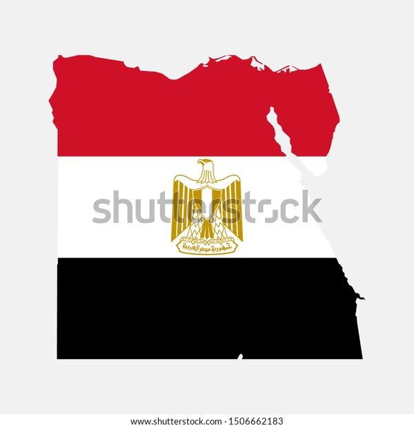 Egypt Flag Map Vector Illustration Isolated 스톡 벡터(로열티 프리) 1506662183 ...