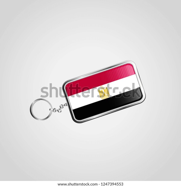 Egypt Vector Keychain Design Stock Vector (Royalty Free) 1247394553 ...