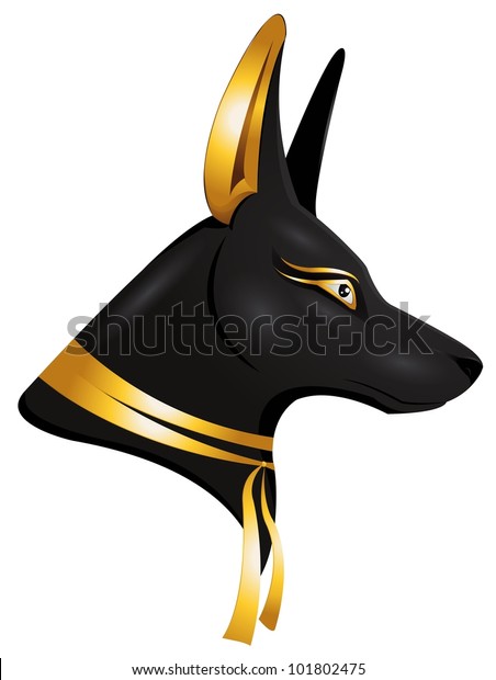 Egyptian Got Anubis Stock Vector (Royalty Free) 101802475 | Shutterstock