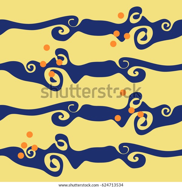 Egyptian Waves Stock Vector (Royalty Free) 624713534 | Shutterstock