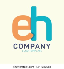 Eh Monogram Logo E H Initials Stock Vector (Royalty Free) 1544383088