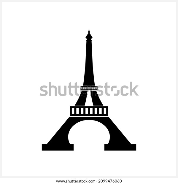 Eiffel Tower Clip Art World Landmark Stock Vector (Royalty Free ...