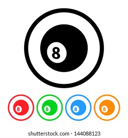 10,558 8 ball icon Images, Stock Photos & Vectors | Shutterstock