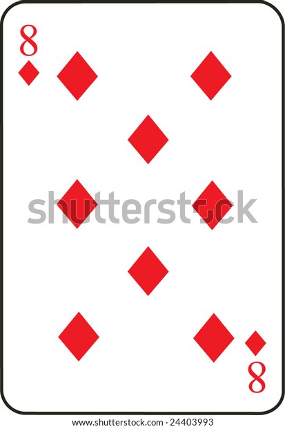 Eight Diamonds Vector Illustration Stock Vector (Royalty Free) 24403993 ...