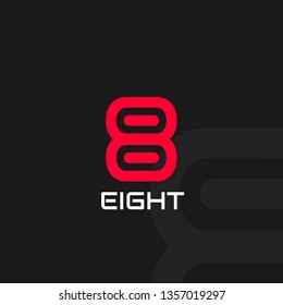 Letter E Logo Designlinked Shape Circle: vector de stock (libre de ...
