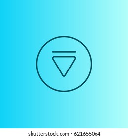 Eject Icon Media Player Button Vector Stock Vector (Royalty Free ...