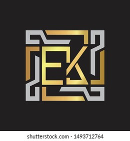 2,152 Letter ek logo Images, Stock Photos & Vectors | Shutterstock