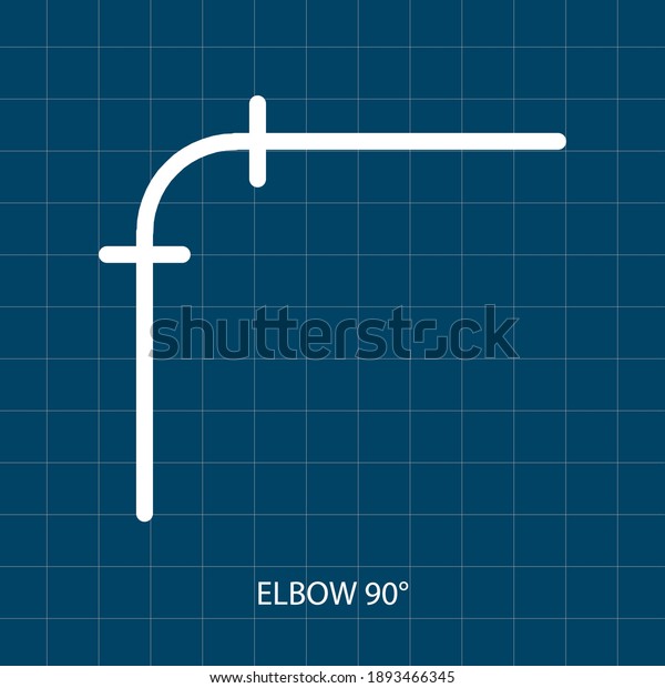 Elbow Vector Symbol Pumping System Mechanical: เวกเตอร์สต็อก (ปลอดค่า ...