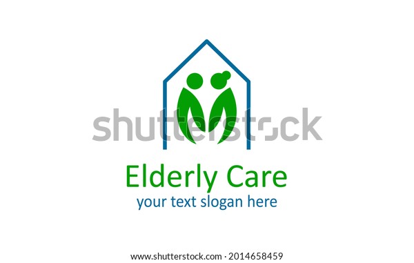 Elderly Care Logo Design Best Logo Stock Vector (Royalty Free ...
