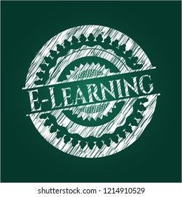 Elearning On Blackboard Stock Vector (Royalty Free) 1214910529 ...