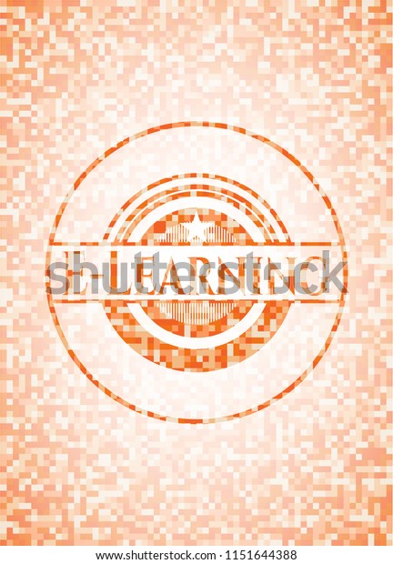 Elearning Orange Mosaic Emblem Stock Vector (Royalty Free) 1151644388 ...
