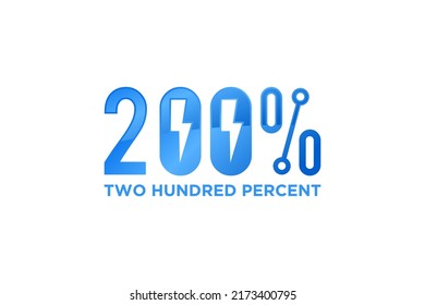 354 200 percent Images, Stock Photos & Vectors | Shutterstock