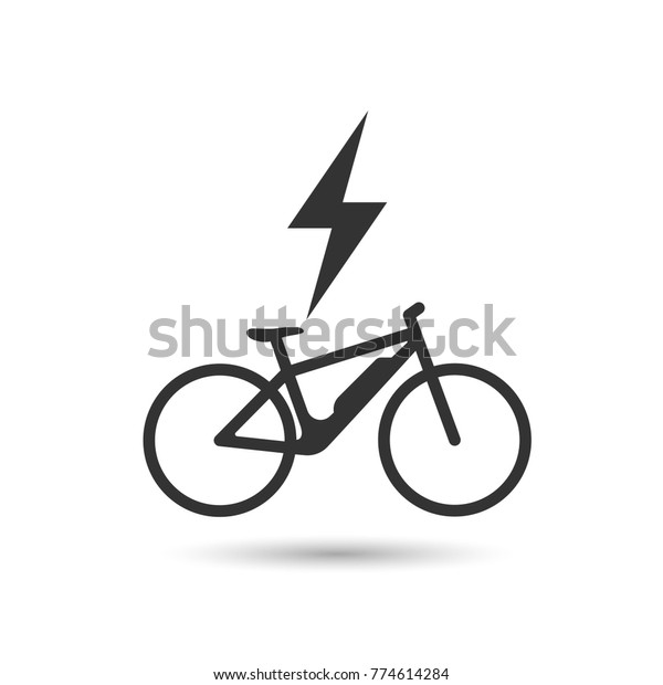 Electric Bicycle Ebike Icon Vector Stock Vector (Royalty Free) 774614284