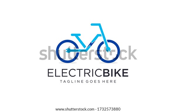 Electric Bike Logo Design Vector Editable Stock Vector (Royalty Free ...