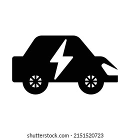 Electric Car Icon Ev Icon Vector Stock Vector (Royalty Free) 2151520723 ...