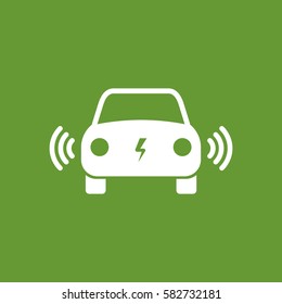 Electric Car Icon Vector Illustration Ecar Stock Vector (Royalty Free ...