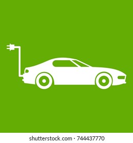 Cartoon Electric Car Side View On Stock Vector (Royalty Free ...