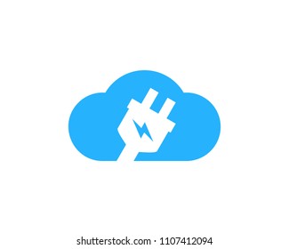Electric Cloud Sky Icon Logo Design Stock Vector (Royalty Free) 1107412094 | Shutterstock