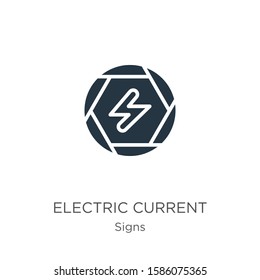 Electric Current Icon Vector Trendy Flat Stock Vector (Royalty Free ...