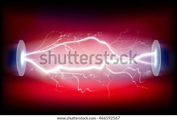 Electric Discharge Vector Illustration Stock Vector (Royalty Free ...