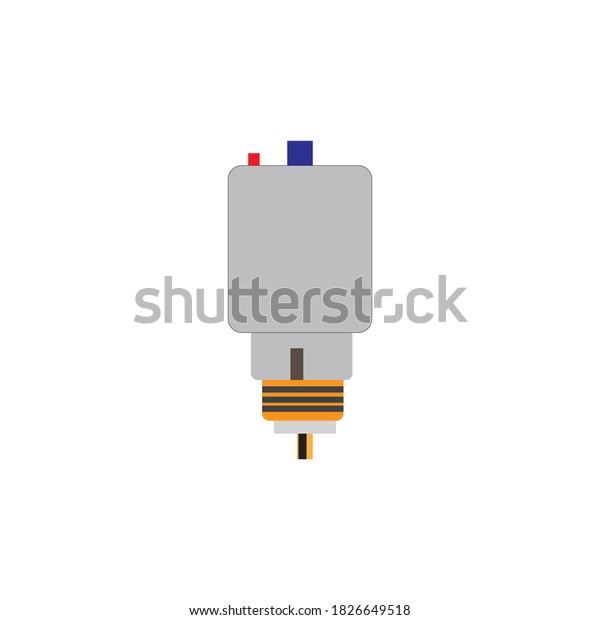 Electric Fuse Vector Design Ilustration Icon Stock Vector (Royalty Free ...