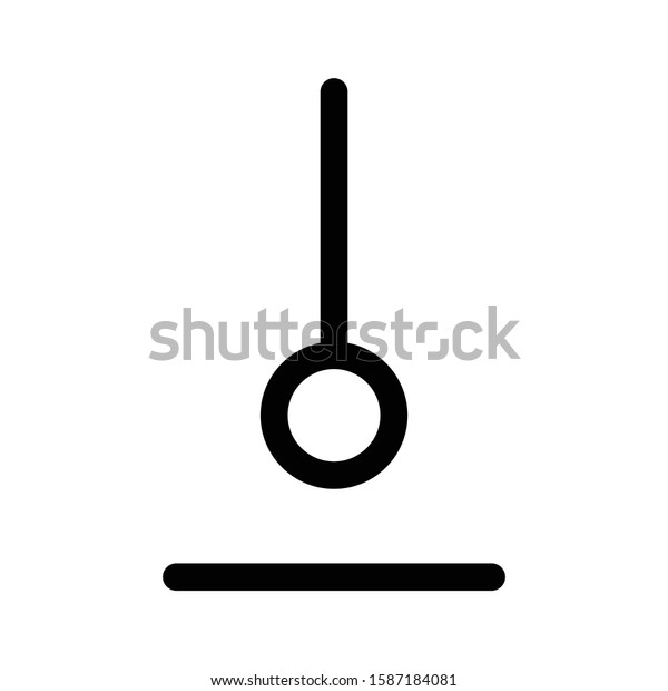 Electric Grounding Icon Electric Icon Stock Vector (Royalty Free ...