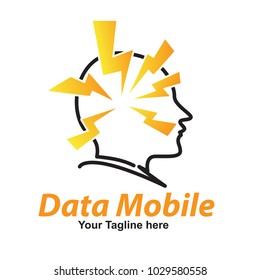Electric Mind Logo Stock Vector (Royalty Free) 1029580558 | Shutterstock