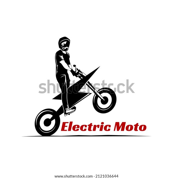 Electric Moto Logo Icon Design Vector Stock Vector (Royalty Free ...