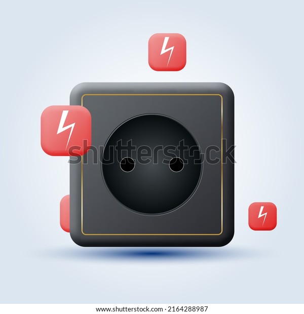 Electric Power Cartoon Style Vector Illustration: เวกเตอร์สต็อก (ปลอด ...