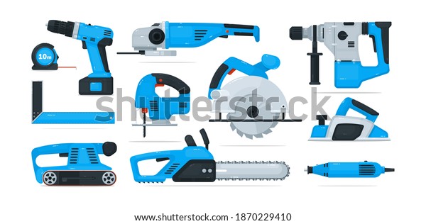 Electric Power Construction Worker Hand Tool: เวกเตอร์สต็อก (ปลอดค่า ...