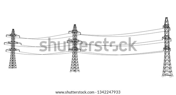 1,302 Electric Tower Sketch Images, Stock Photos & Vectors | Shutterstock