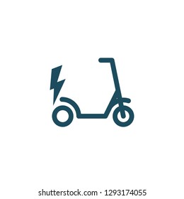 Electric Scooter Icon Vector Logo Template 스톡 벡터(로열티 프리) 1293174055 ...