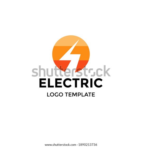 Electric Sun Logo Design Suitable Companies Stock Vector (Royalty Free ...