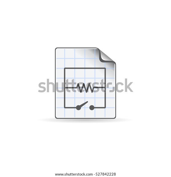 Electric Switch Diagram Icon Color Industrial Stock Vector (Royalty ...