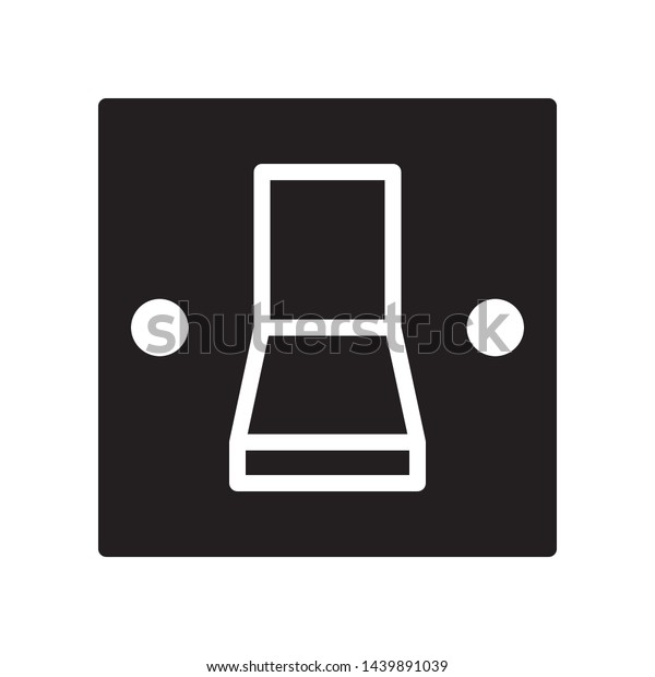 Electric Switch Icon Trendy Flat Style Stock Vector (Royalty Free ...