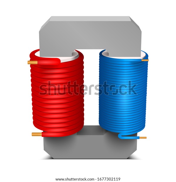 Electric Transformer Energy Vector Illustration Stock Vector (Royalty ...