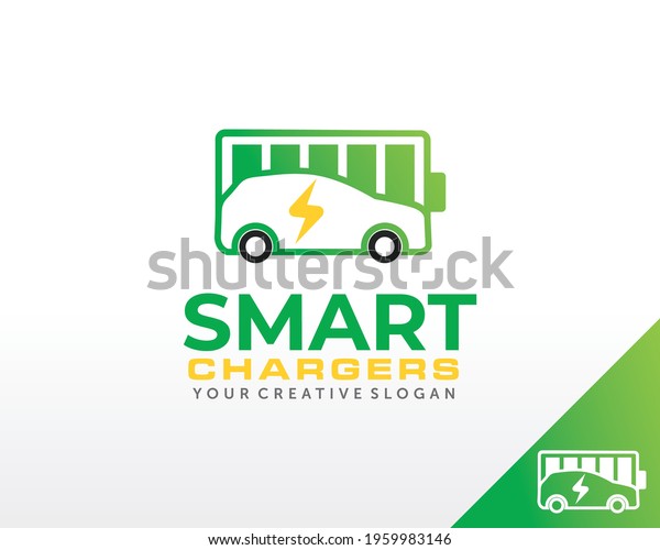 Electric Vehicle Logo Electrical Logo Design Stock Vector (Royalty Free ...