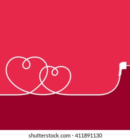180 Electrical cord in the shape of a heart Images, Stock Photos ...