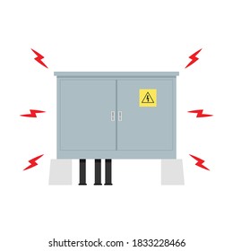Electric box image.ai Royalty Free Stock SVG Vector